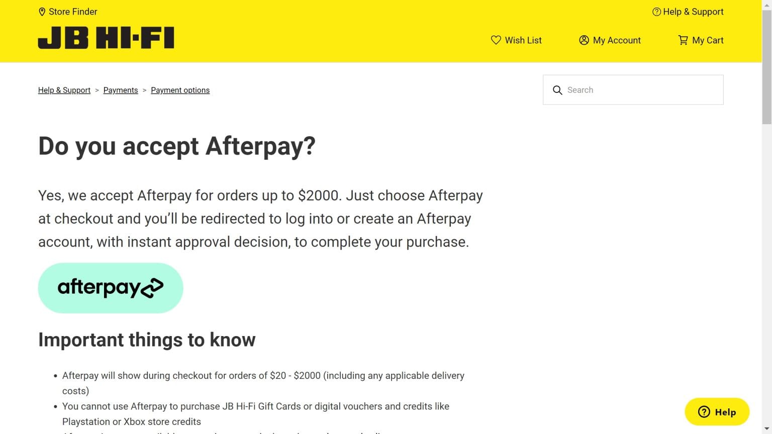 Does JB Hi-Fi price match instore and online?