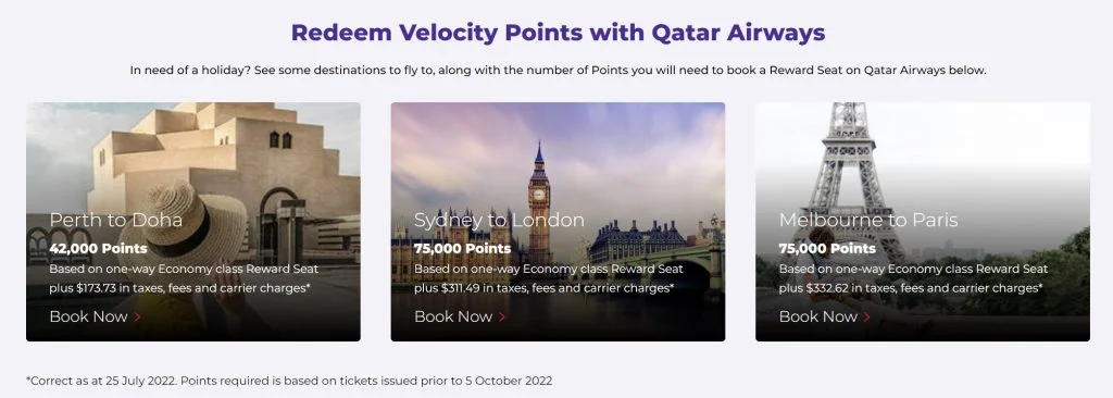 Guide to booking Qatar Airways flights with Velocity