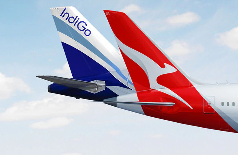 Qantas Adds New Codeshare Destinations In India With IndiGo Qantas Adds New Codeshare Destinations In India With IndiGo